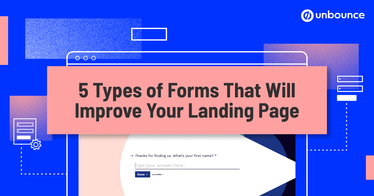 5 Types of Forms That Will Improve Your Landing Page (with Examples ...