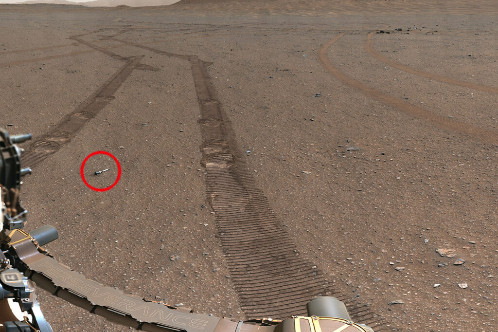 NASA's Perseverance Mars Rover Photographs Collection of Sample Tubes ...