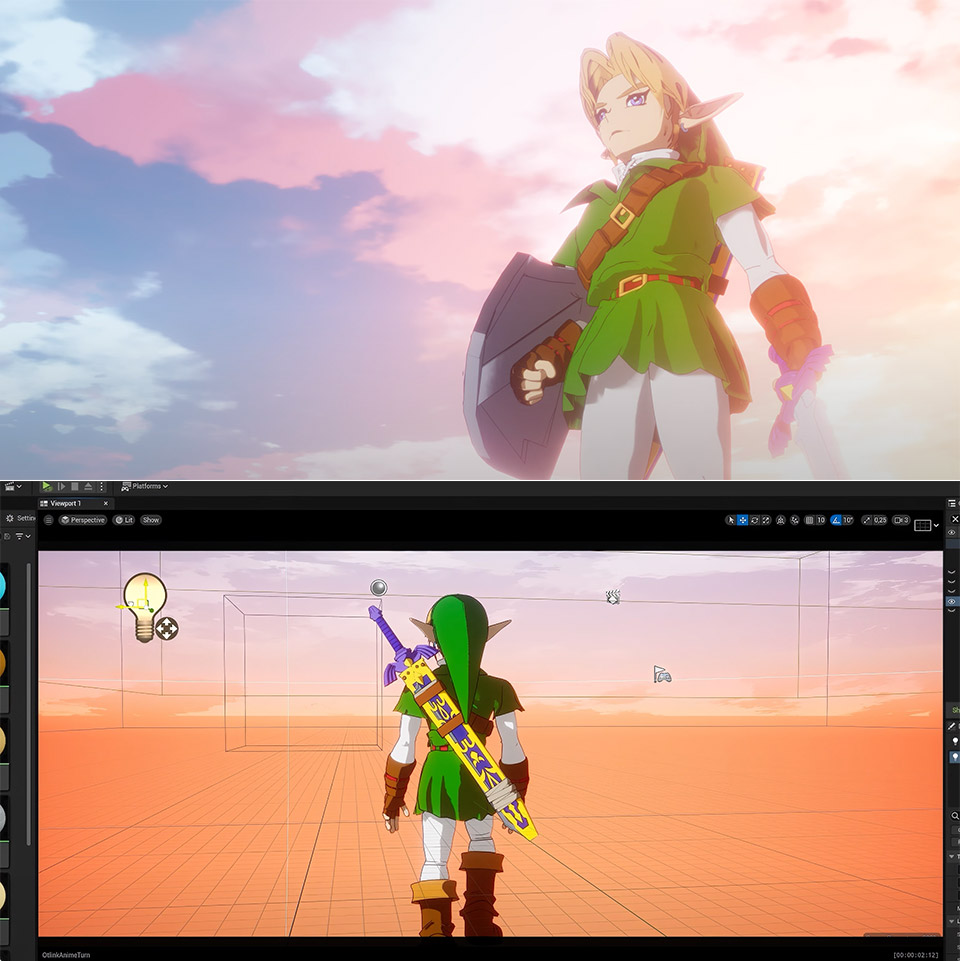 Nintendo Fan Creates Incredible Zelda Anime Scene in Unreal Engine 5 ...