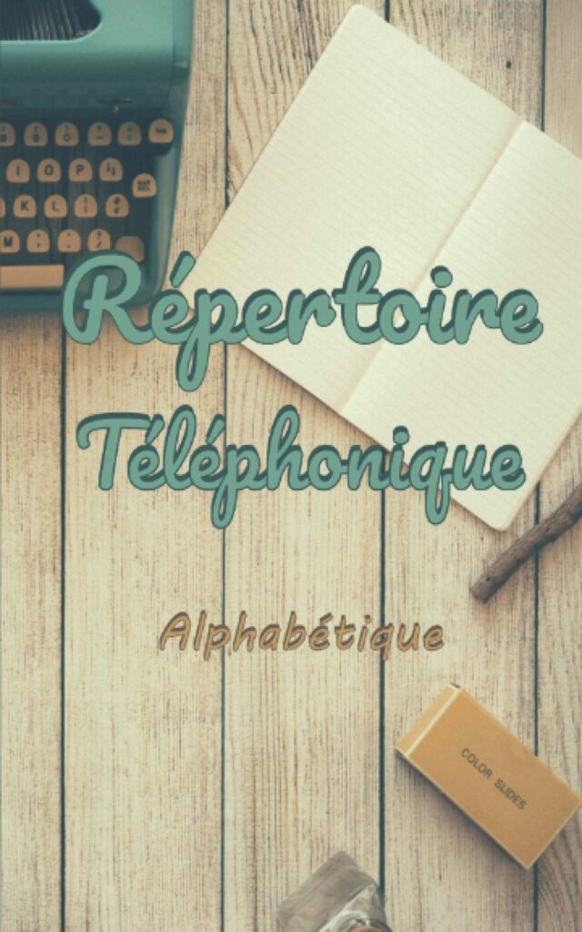 Répertoire téléphonique alphabétique: Carnet de contacts vintage en ...