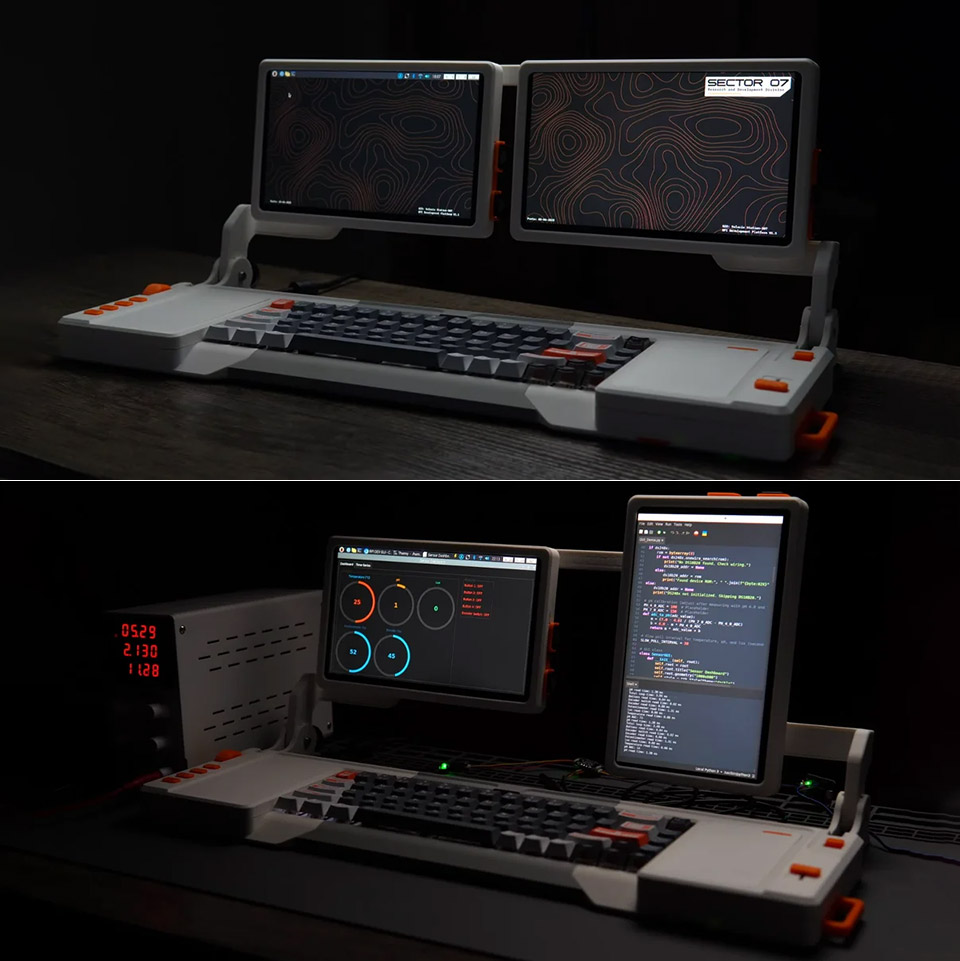 Sector 07’s Dual-Screen RPI DEV Cyberdeck is a Sleek Raspberry Pi Marvel - mailinvest.blog