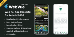 WebVue – Flutter WebView App Template with JavaScript Injector ...